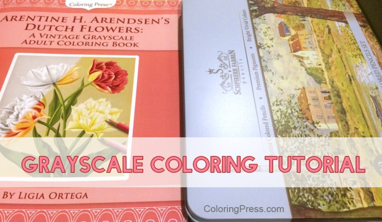 Grayscale Coloring Tutorial: Basic How To – Coloring Press