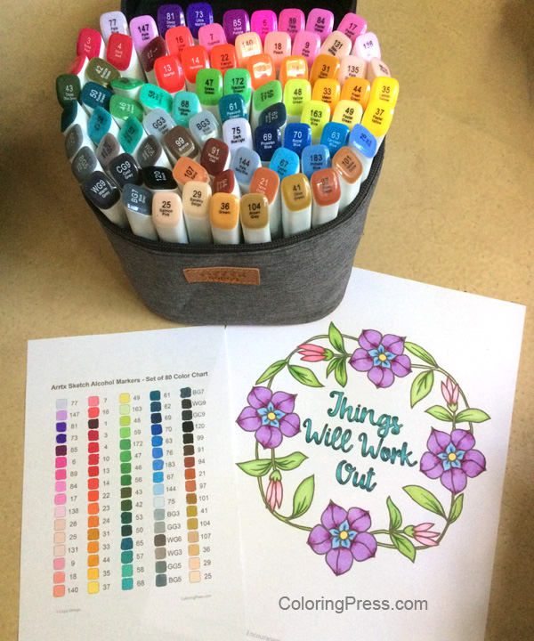 Alcohol Markers for Coloring: Options for Various Budgets – Coloring Press